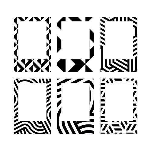 Monochrome magnetic photo frames – MAPh Shop